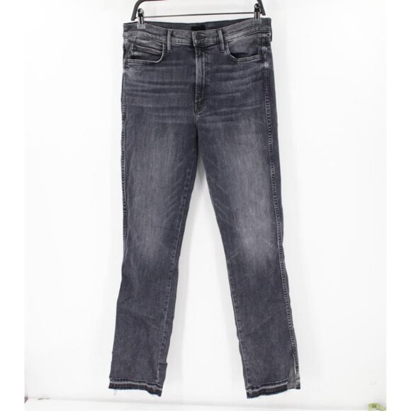 MOTHER Jeans Womens 32 L32 High Waisted Rascal Slice Undone Hem Friday ...